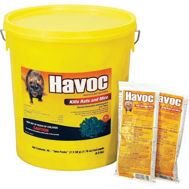 Havoc Rat And Mouse Poison Pellet Bait Packs – Hemlock Hardware