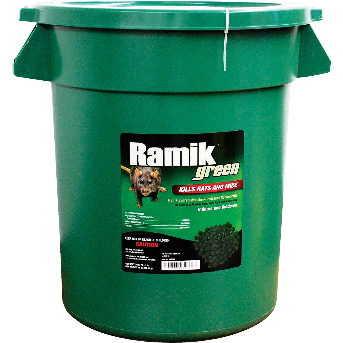 Ramik Green Pellet Rat And Mouse Poison (15-Pack) – Hemlock Hardware