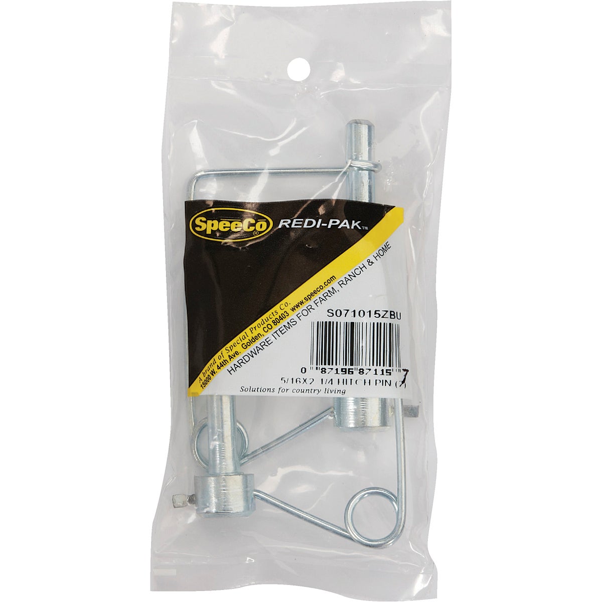 Speeco 5/16 In. x 2-1/4 In. Draw Bar Hitch Pin – Hemlock Hardware