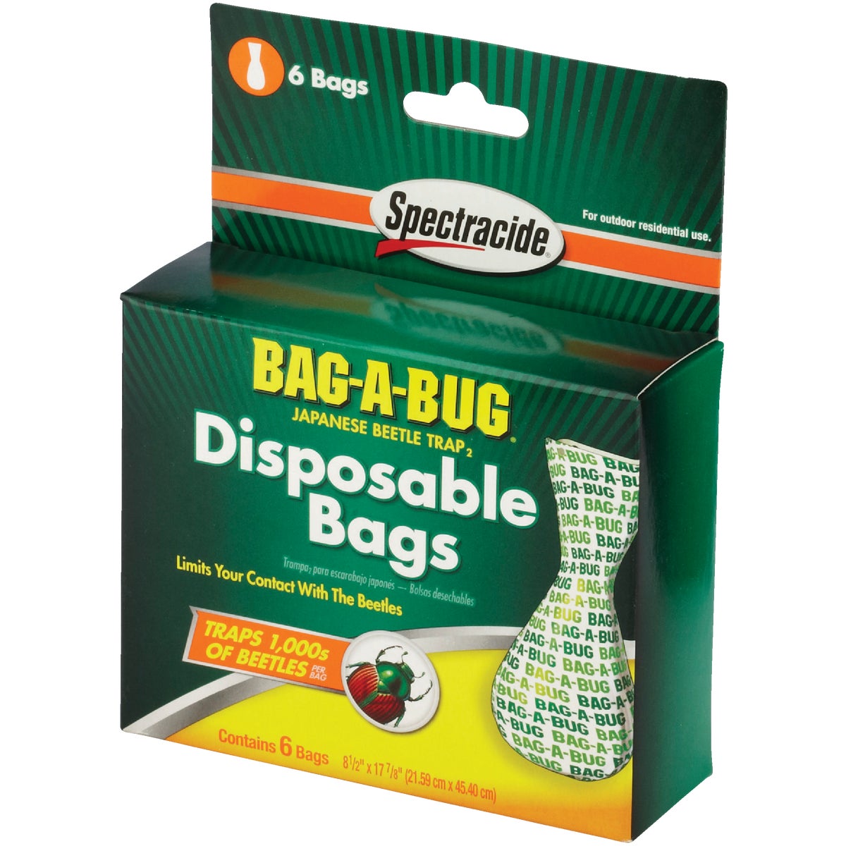 Spectracide Bag-A-Bug Plastic Japanese Beetle Trap Replacement Bag (6 ...