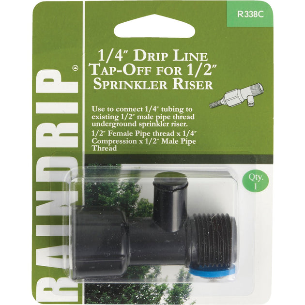 Raindrip Drip Line Tap-Off Sprinkler-To-Drip Adapter – Hemlock Hardware
