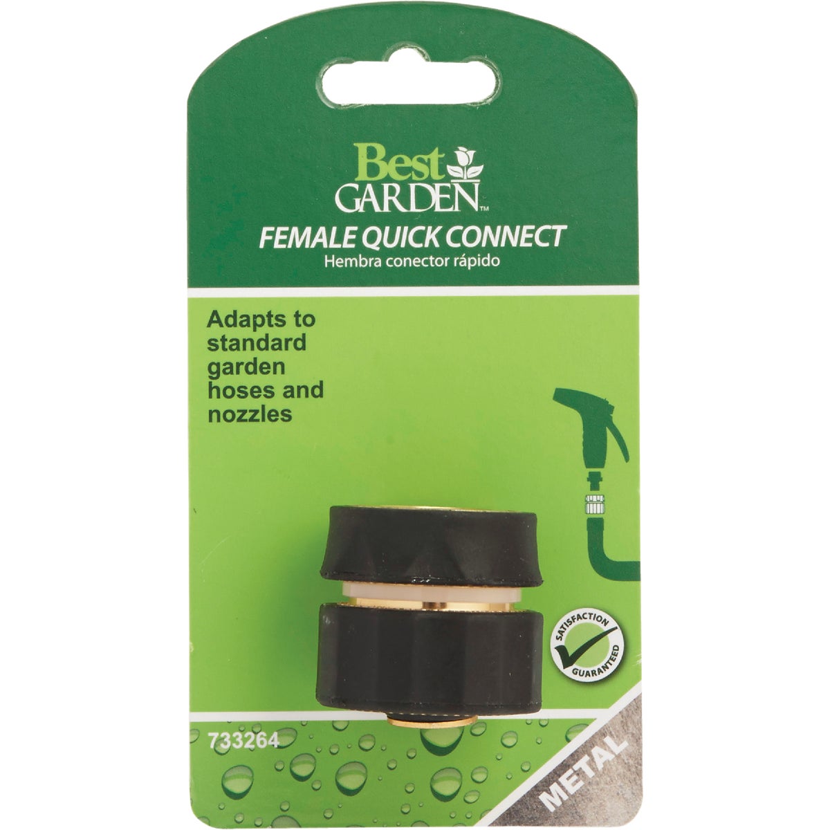 Best Garden Female Metal Quick Connect Connector – Hemlock Hardware