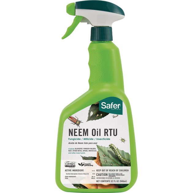 Safer Organic Neem Oil Fungicide , Miticide , Insecticide – Hemlock ...
