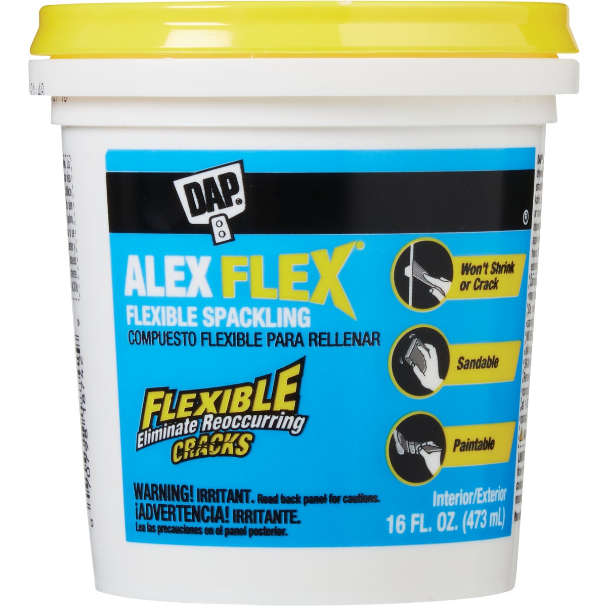 Dap Alex Flex 16 Oz. Heavy-Duty Acrylic Spackling – Hemlock Hardware