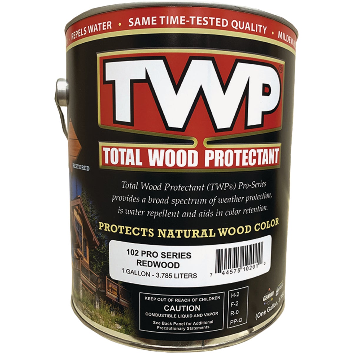 TWP100 Pro Series Semi-Transparent Wood Protectant Deck Stain, Redwood ...
