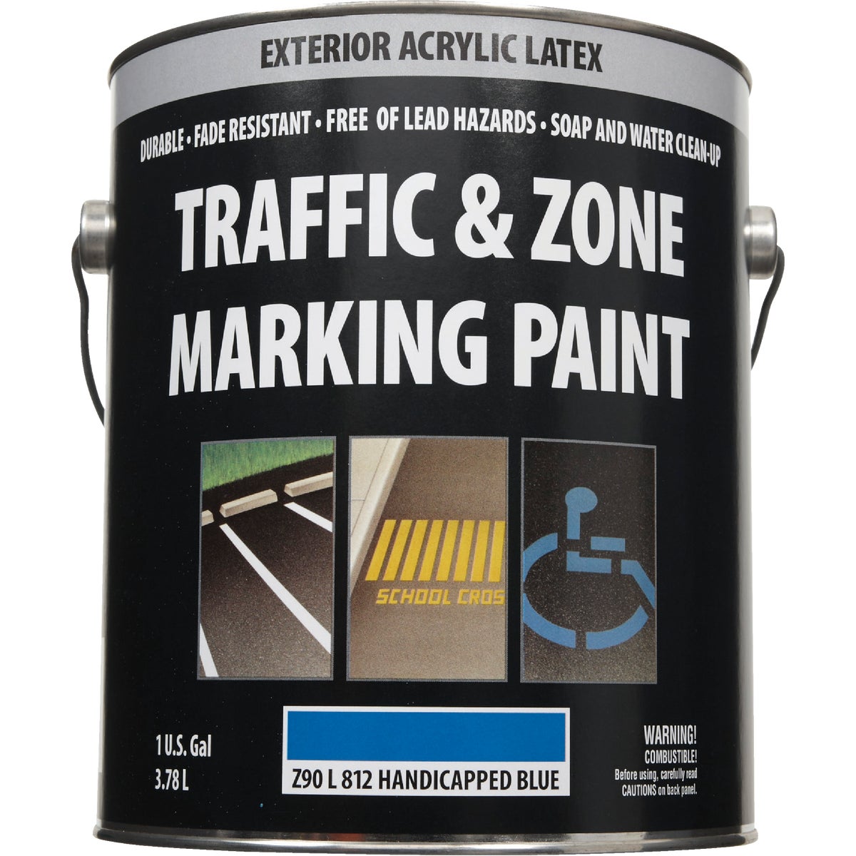 Traffic And Zone Handicap Blue Latex Gallon Traffic Paint – Hemlock ...