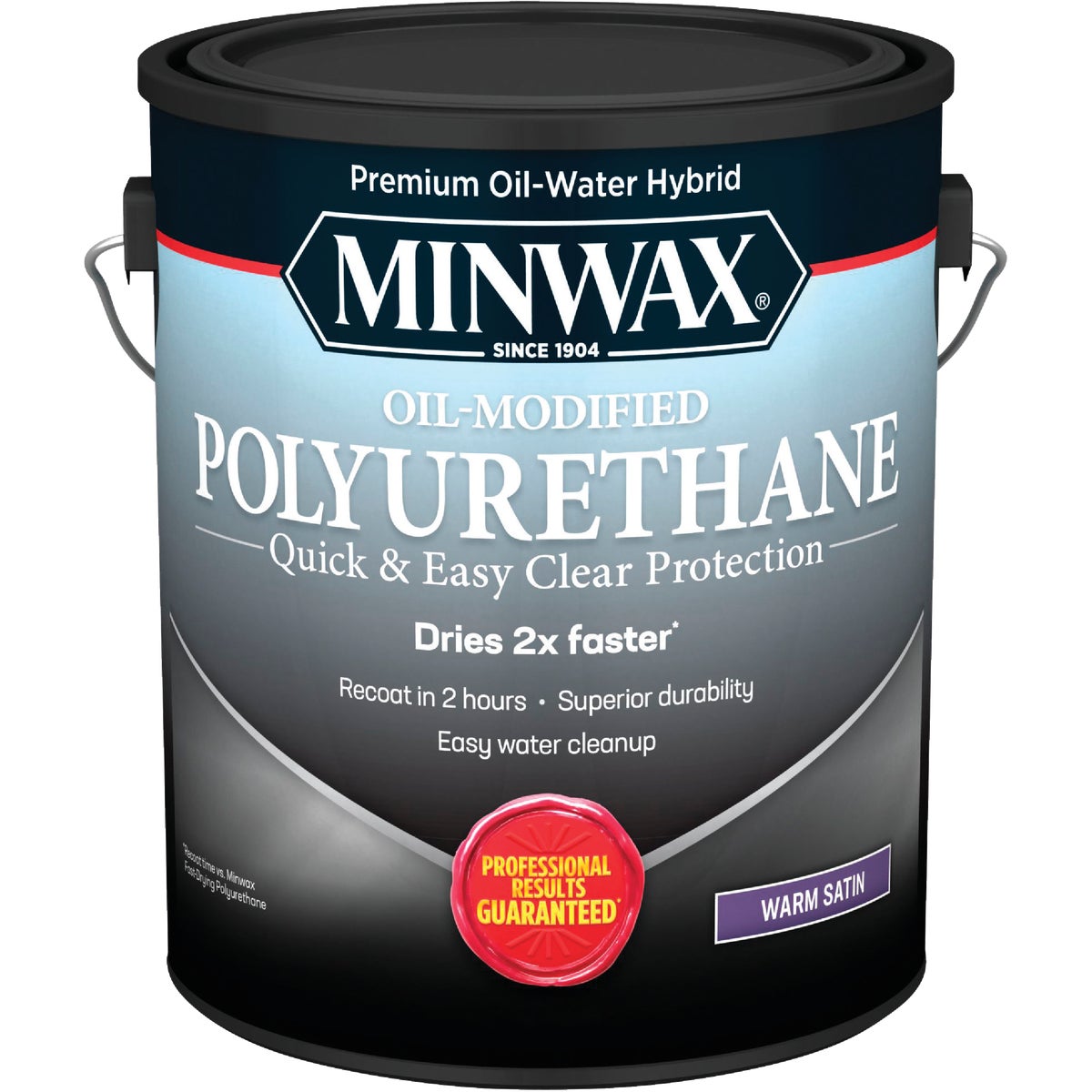 Minwax Satin Water Based Oil-Modified Interior Polyurethane, 1 Gal ...