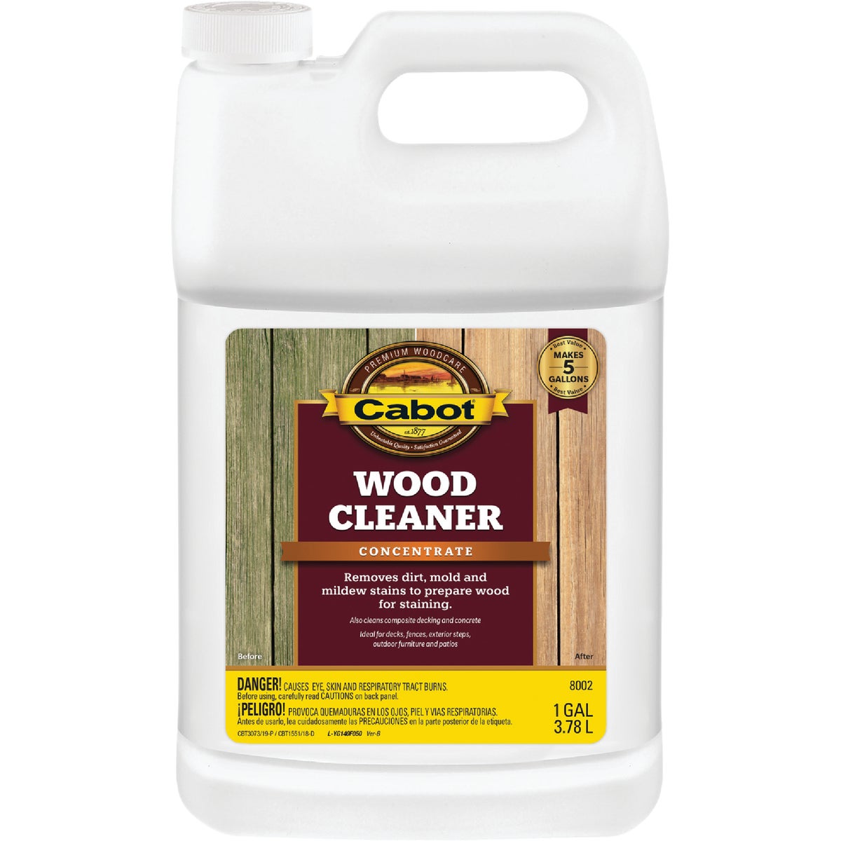 Cabot Problem-Solver 1 Gal. House & Deck Wood Cleaner – Hemlock Hardware