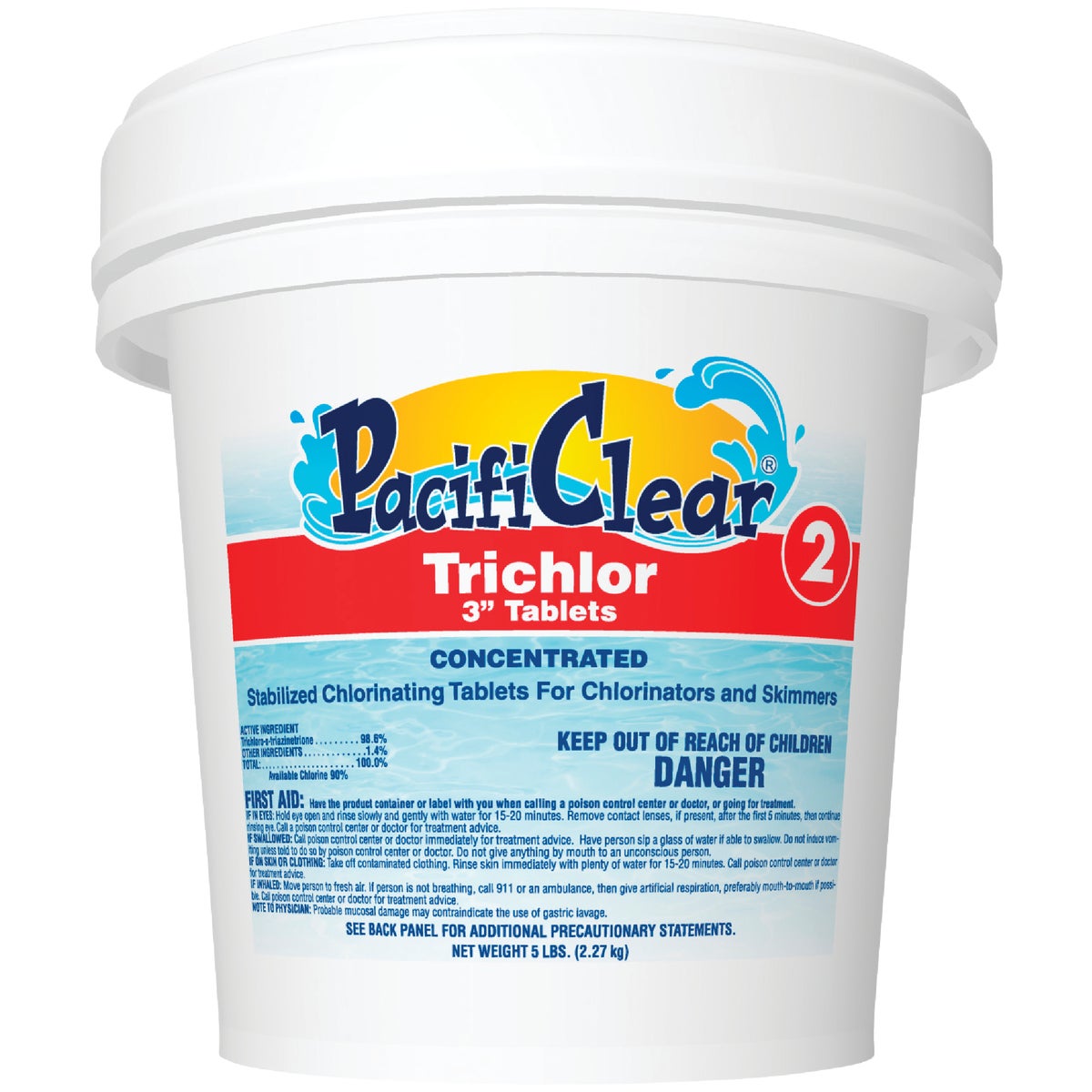 PacifiClear 3 In. 5 Lb. Trichlor Chlorine Tablet – Hemlock Hardware