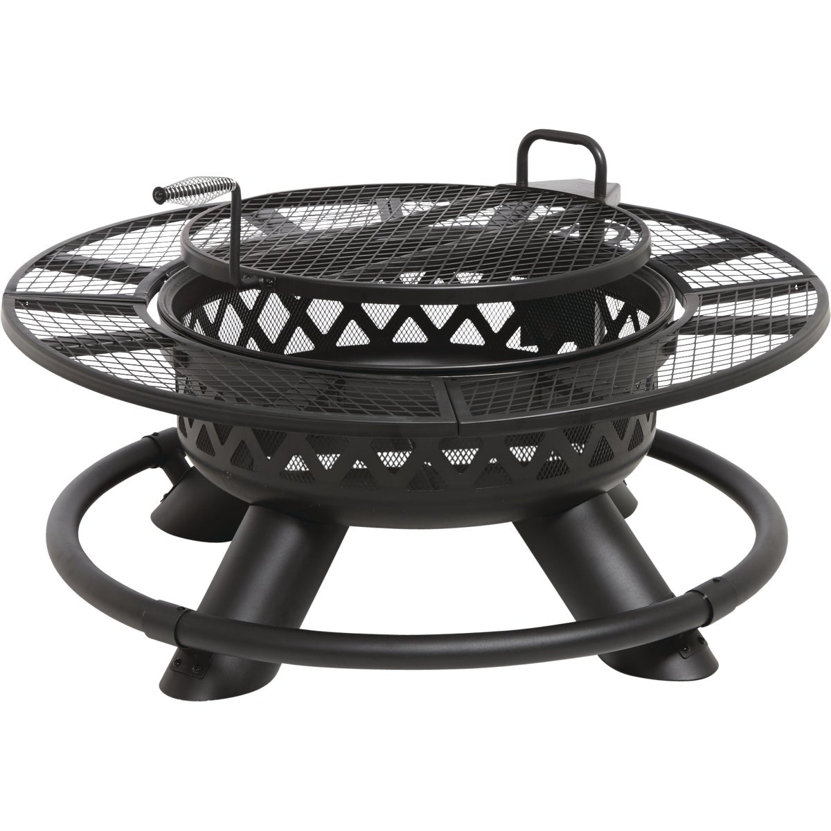 Big Horn 47 In. Camp Black Round Steel Fire Pit – Hemlock Hardware