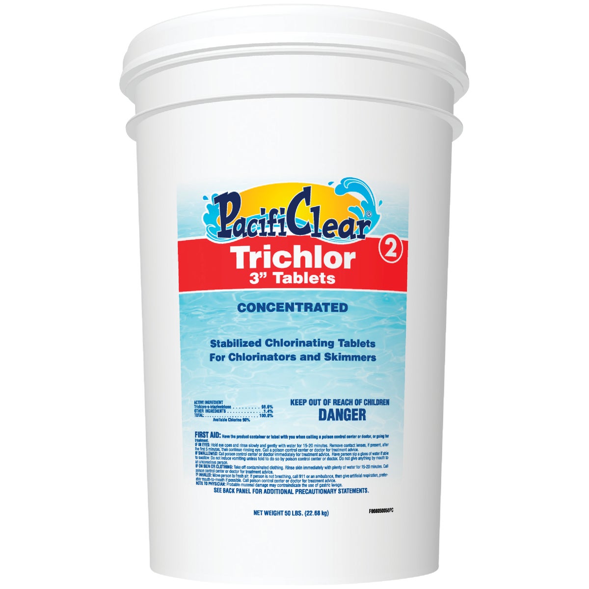 PacifiClear 3 In. 50 Lb. Trichlor Chlorine Tablet – Hemlock Hardware