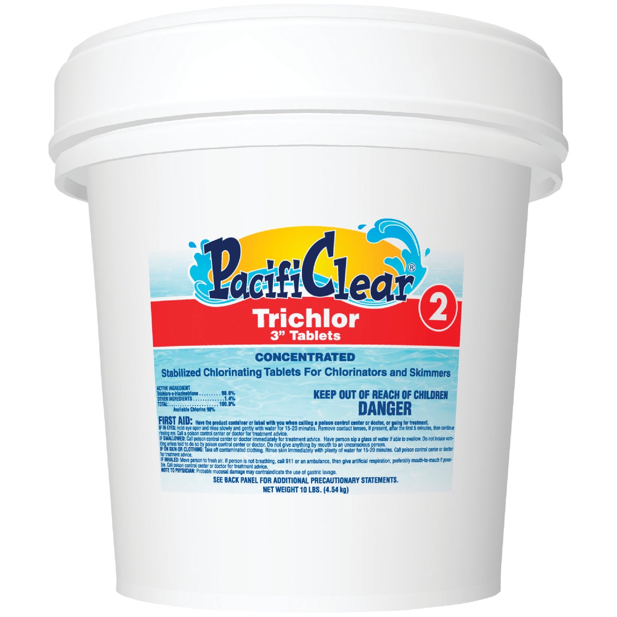 PacifiClear 3 In. 10 Lb. Trichlor Chlorine Tablet – Hemlock Hardware