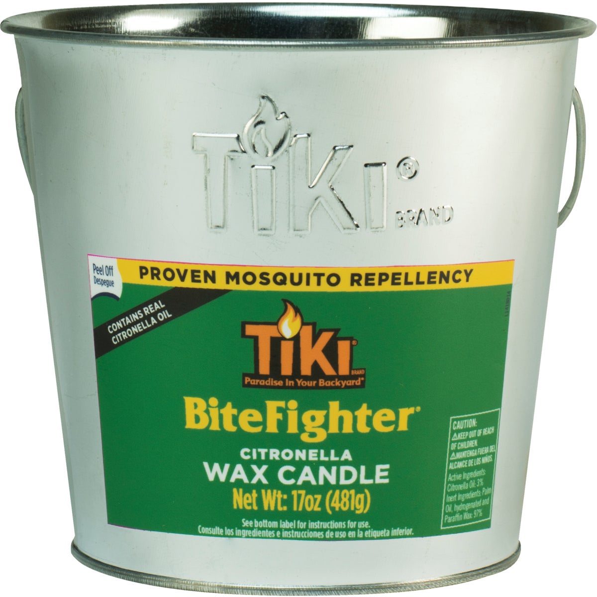 Tiki BightFighter 17 Oz. 1-Wick Metal Citronella Bucket – Hemlock Hardware