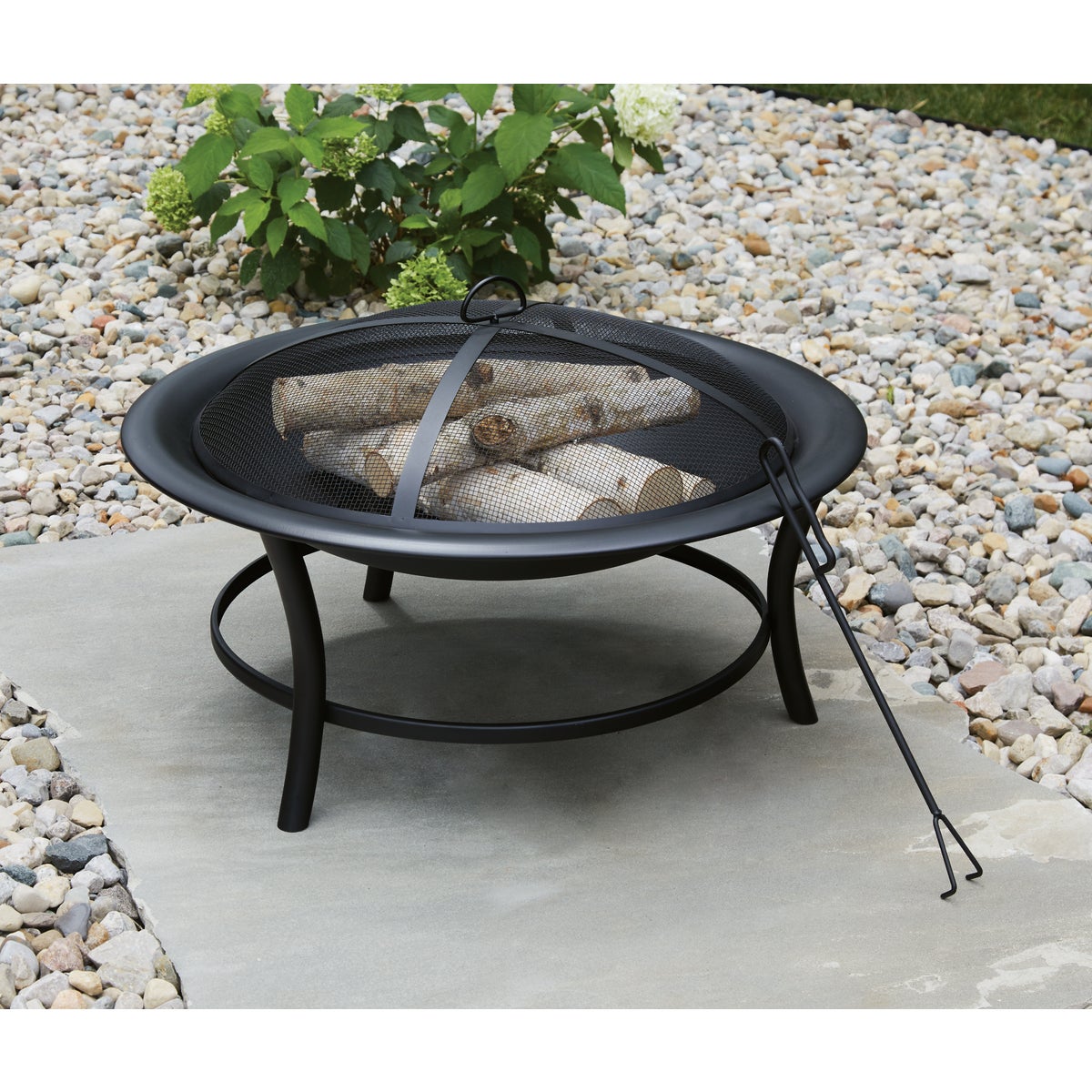 Outdoor Expressions 30 In. Round Steel Fire Pit – Hemlock Hardware