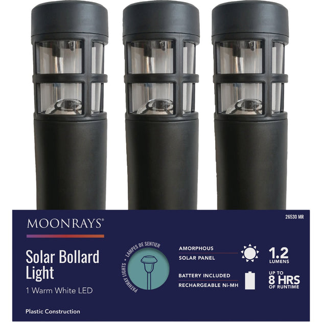 Moonrays Solar Bollard Path Light – Hemlock Hardware