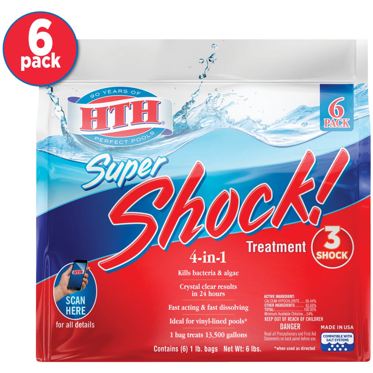 HTH 1 Lb. Super Shock Granule (6-Pack) – Hemlock Hardware