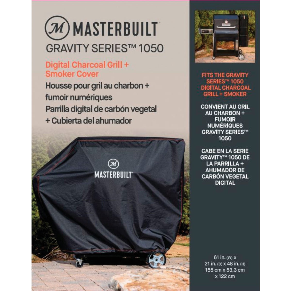 Masterbuilt Gravity Series 1050 Black Grill and Smoker Cover – Hemlock ...