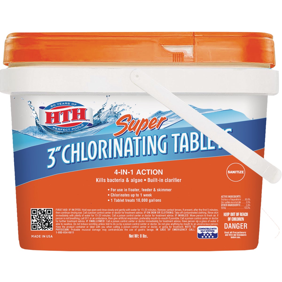 HTH 8 Lb. Super Chlorinating Tablets – Hemlock Hardware