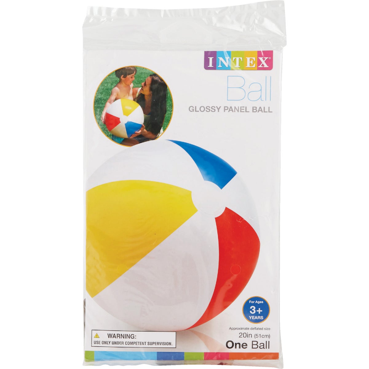 Intex 20 In. Glossy Colored Panel Beach Ball – Hemlock Hardware