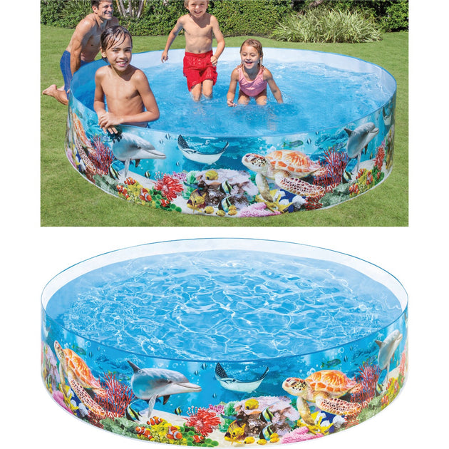 Intex 8 Ft. Deep Blue Sea Snapset Pool – Hemlock Hardware