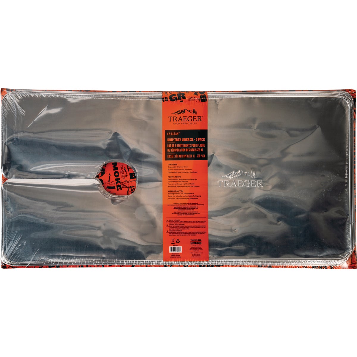 Traeger EZ-Clean Aluminum Extra Large Drip Tray Liner (5-Pack ...